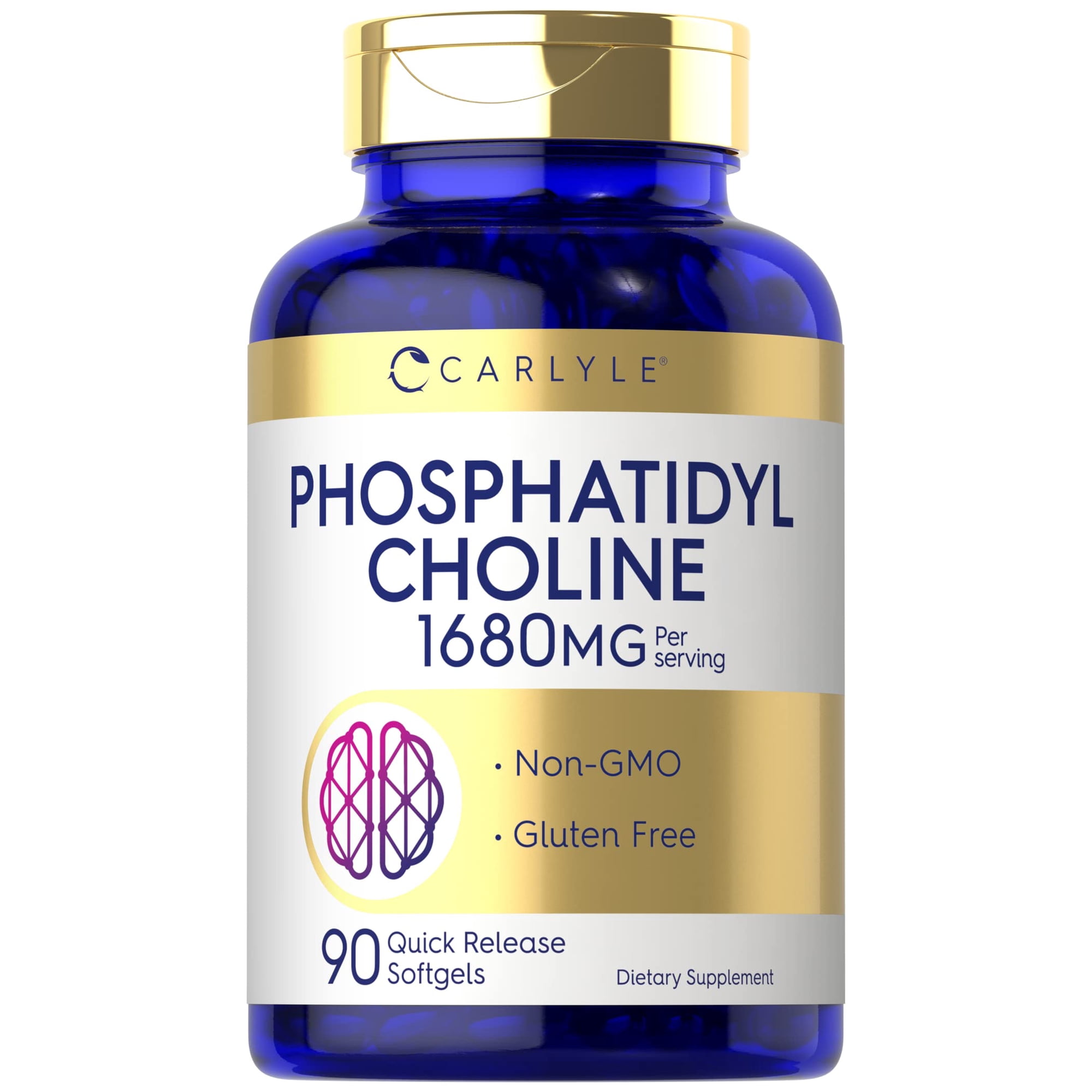 Suplemento Carlyle de fosfatidilcolina 1680 mg 90 cápsulas blandas | Lider