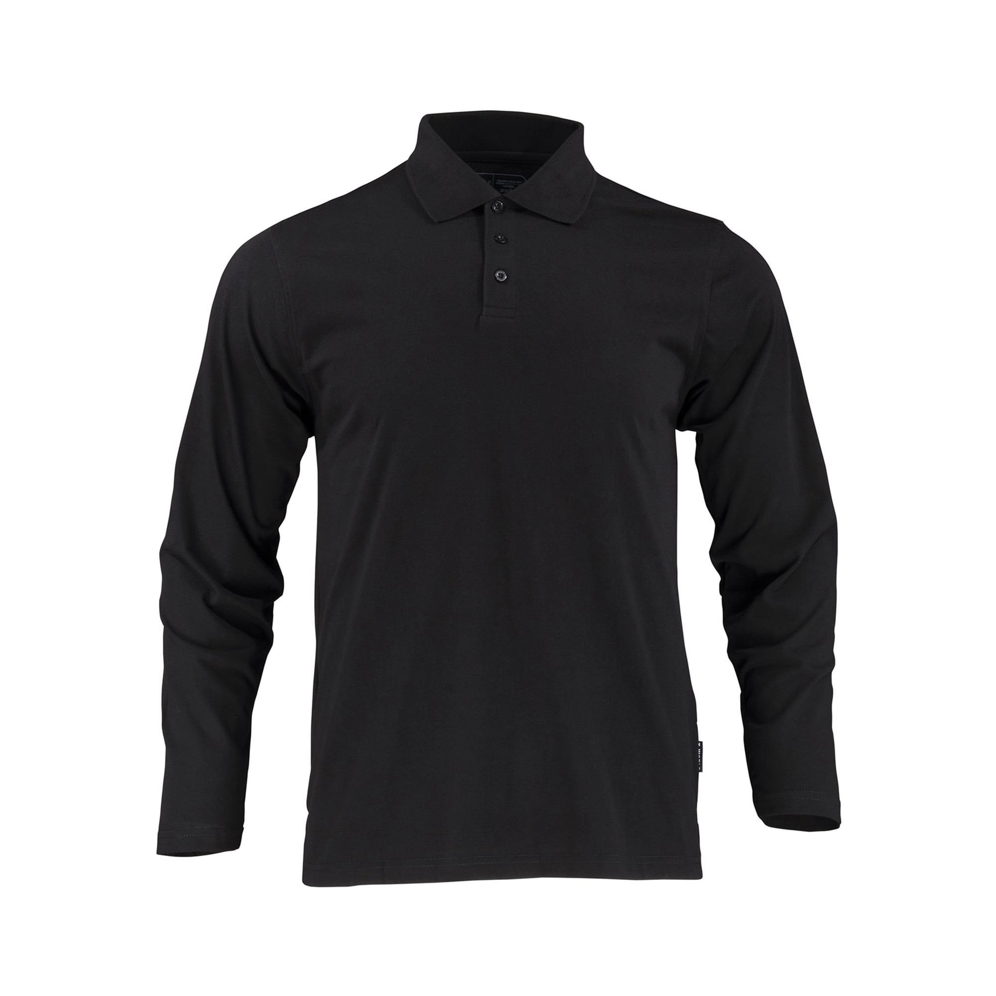 Polera Polo Dryfresh Smooth Manga Larga Hombre Negro Talla L | Lider