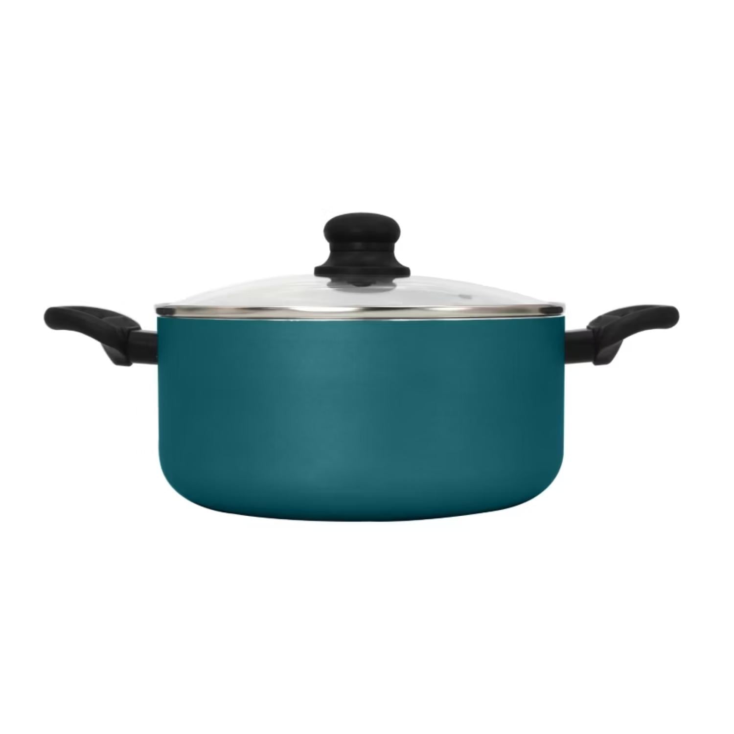 Cacerola Olla Antiadherente Con Tapa 20cm Azul Intensia | Lider