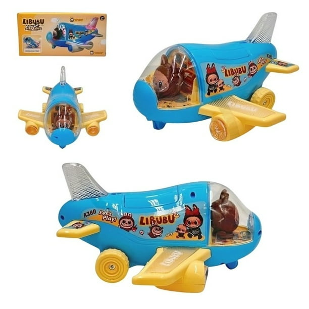 Pak De 3 Avion Piloto Labubu Luz Y Sonido 2025 | Lider
