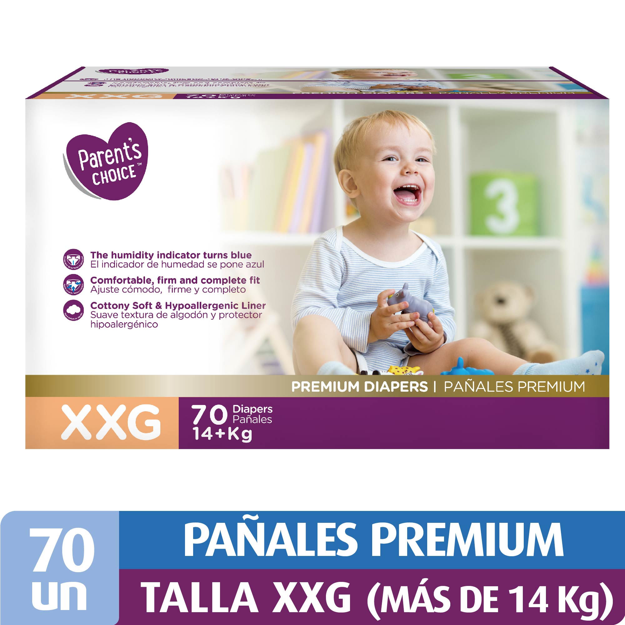 Pañales Premium XXG, 70 un | Lider