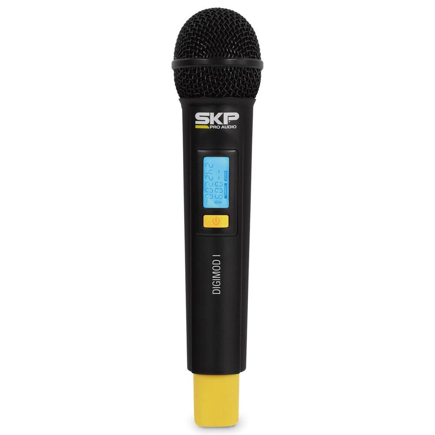 MICROFONO INALAMBRICO DE MANO SKP DIGIMOD I negro | Lider