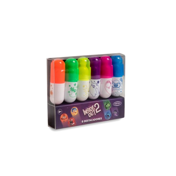 Set 6 mini destacadores intensamente 2 | Lider