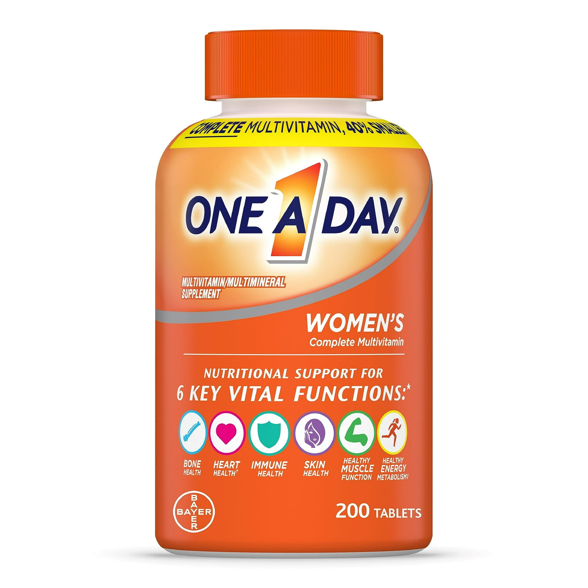 Multivitamínico ONE A DAY, 200 comprimidos completos para mujer | Lider