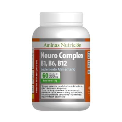 NEURO COMPLEX - COMPLEJO DE VITAMINAS B - (B1, B6, B12) - 60 cápsulas ...