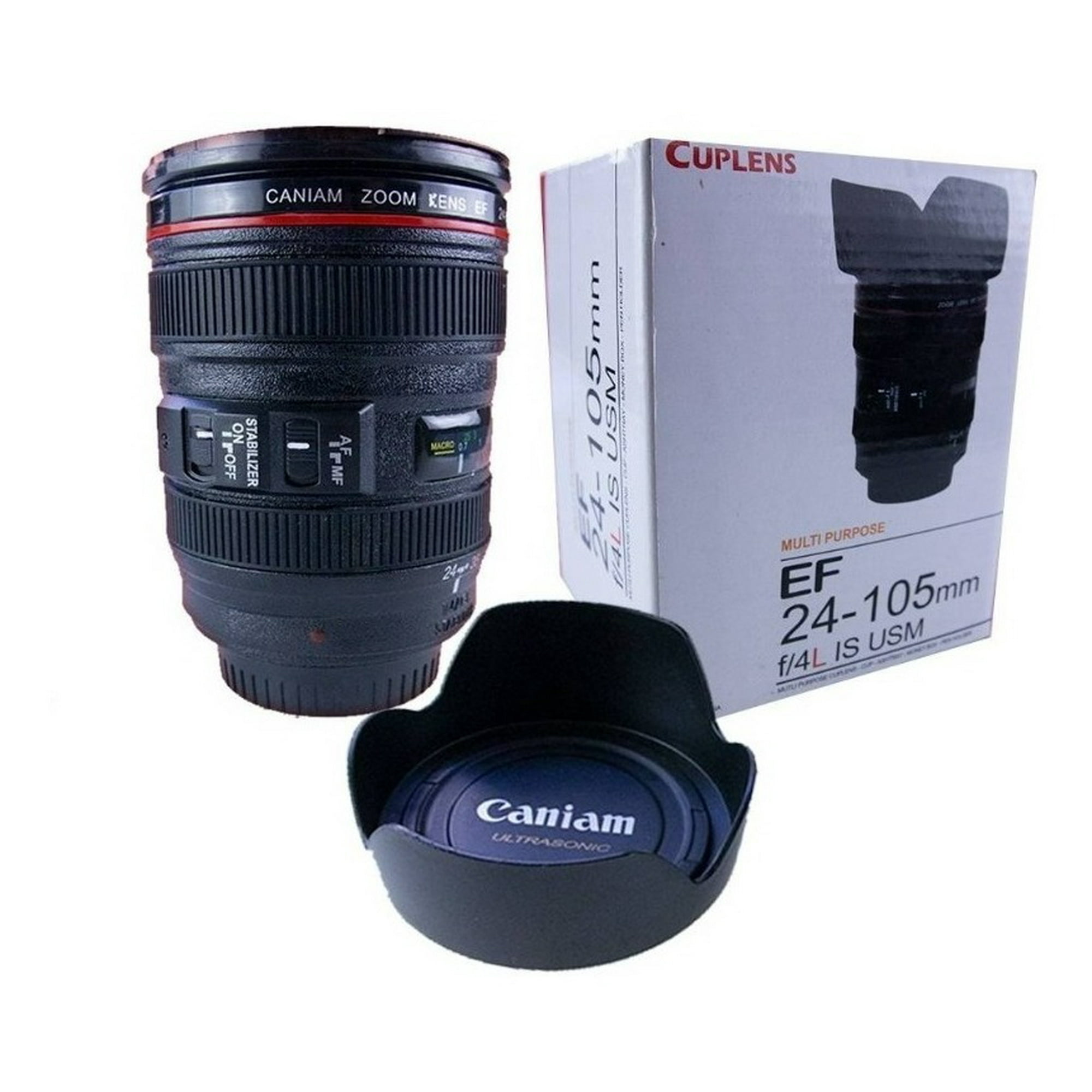 Tazon Vaso Forma Lente Camara Base Soporte F/4l Is Usm | Lider