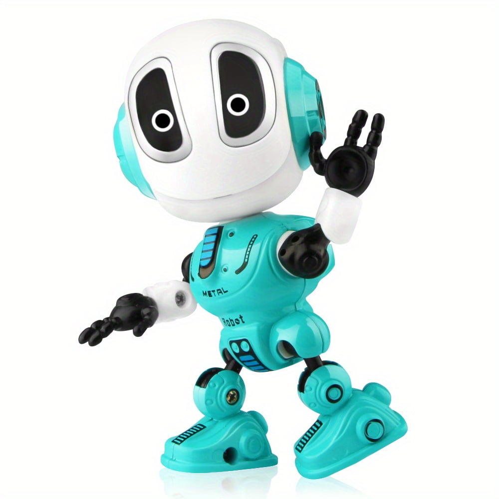 Rechargeable Talking Robots Toys For Kids - Metal Robot Kit With Sound ...