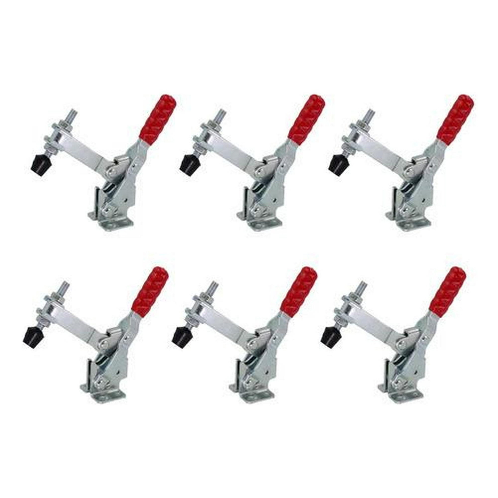 Pack 6 Clamp Presión Vertical Gh-12130 227kg Tirador Rápido | Lider