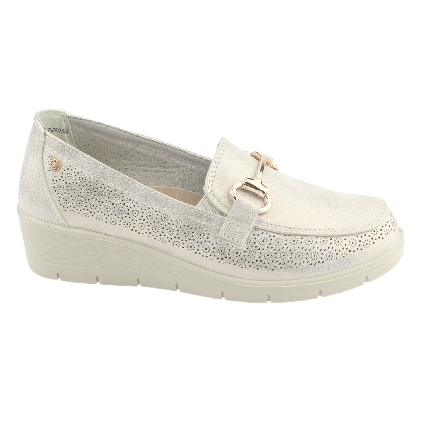 Mocasin Chalada Mujer Cona-2 Dorado Casual | Lider