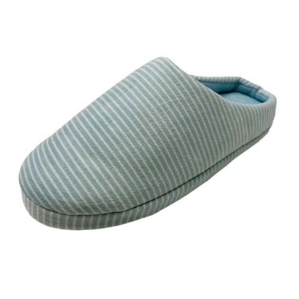 Pantufla Básica Mujer Rayas Azules Talla (37-38) | Lider