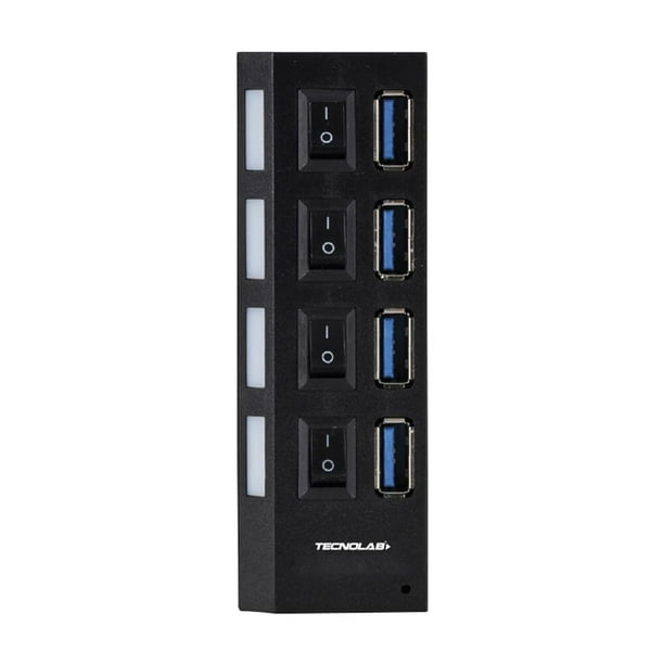 Hub Usb 4 Puertos 2.0 Con Interruptor Encendido - PS | Lider