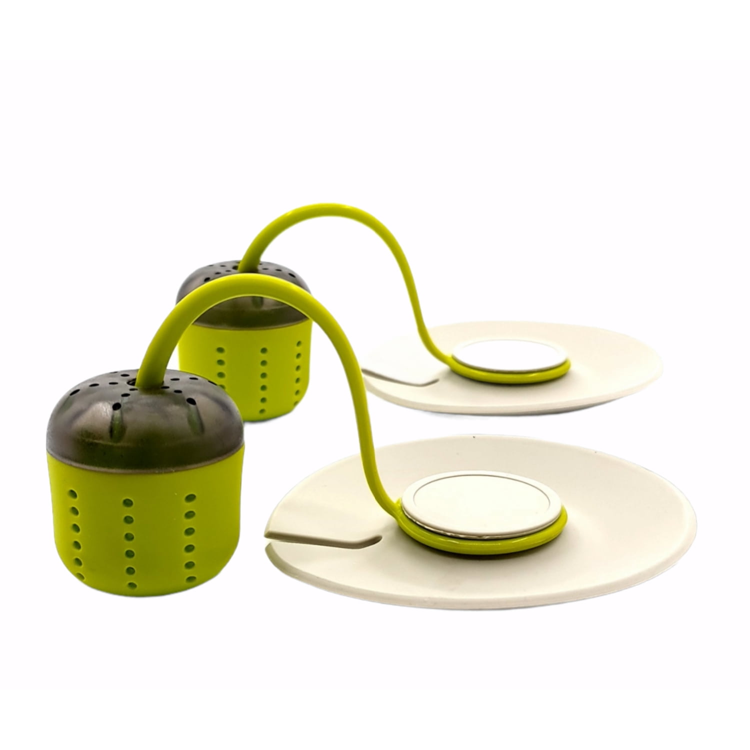 Infusor de te set 2 piezas con tapa silicona | Lider