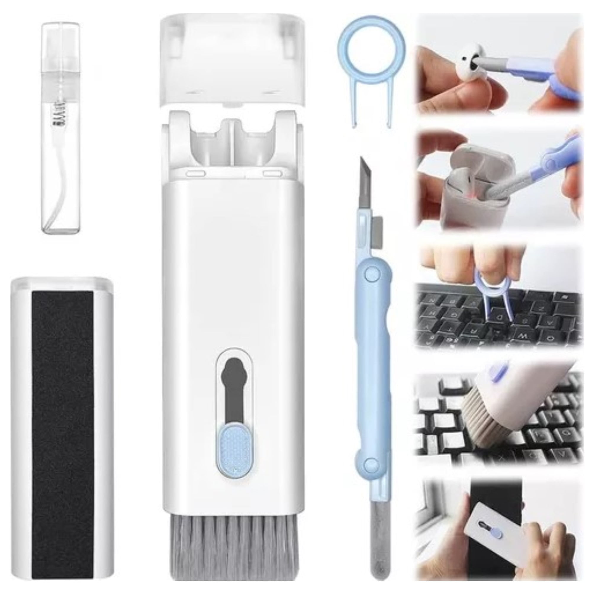Brocha Limpiadora Multifuncional 7 En 1 Ideal Para Notebook Y Pc | Lider
