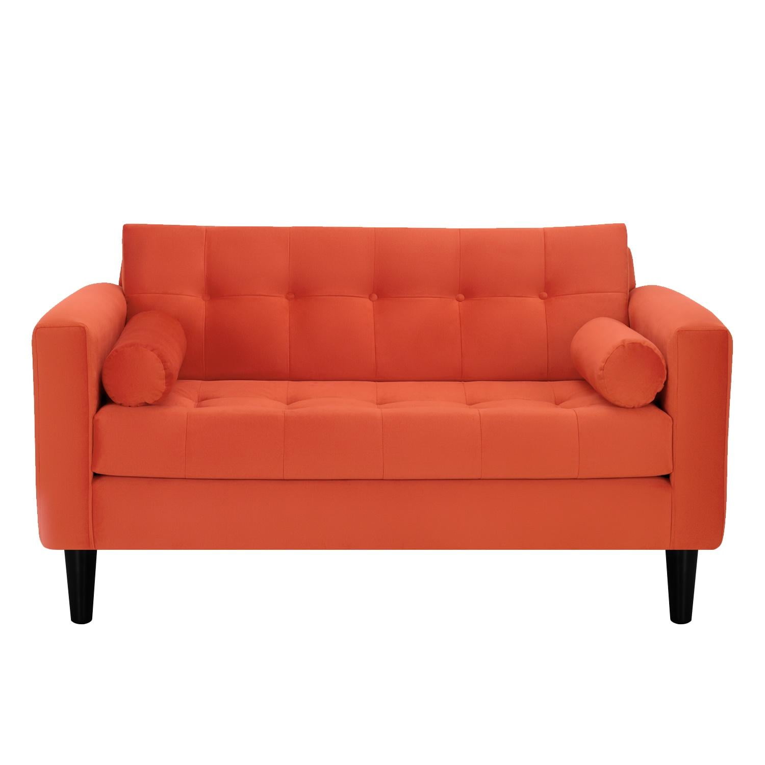 Sofa Retro 2c Felpa 00 Naranja | Lider