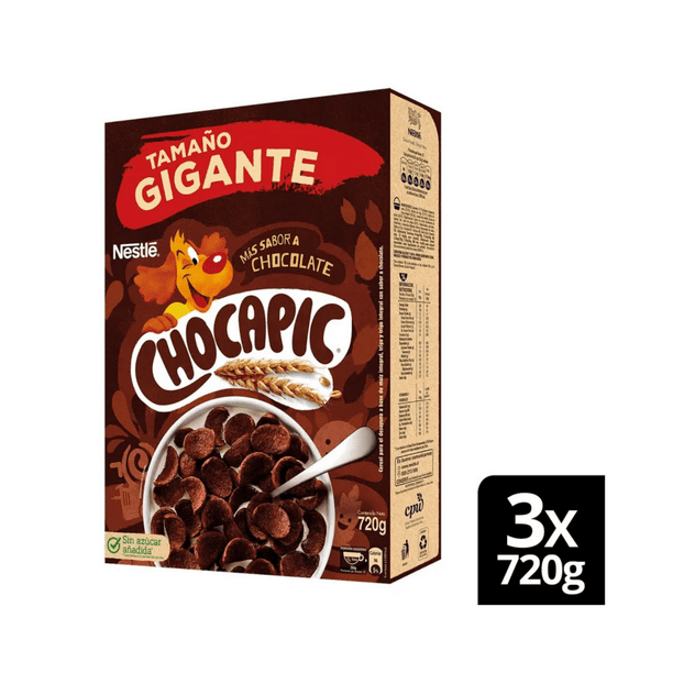 Pack cereal Chocapic 720g x3 cajas | Lider