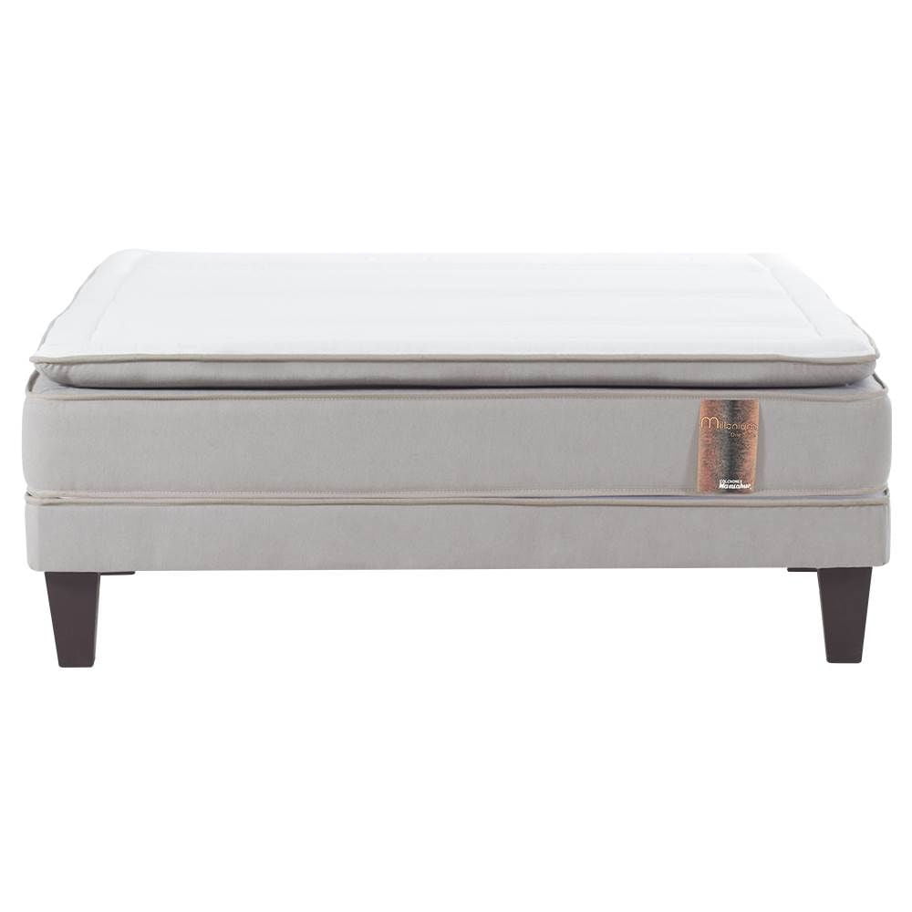 Cama Europea Millenium One Side 2 Plaza Base Normal | Lider