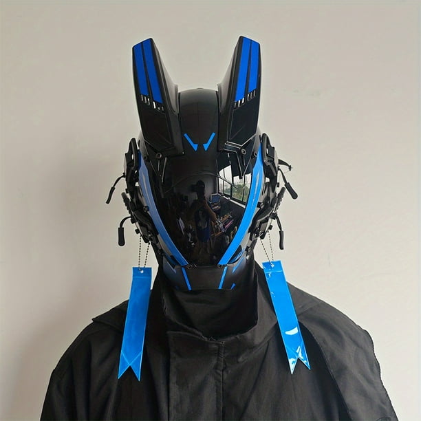 LED Halloween Party Decoration Masks Cool Handmade Cyberpunk Masks ...