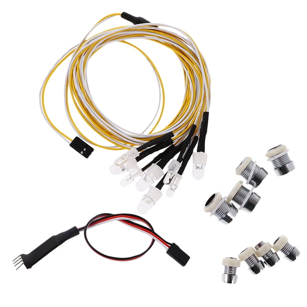 Lámpara LED RC De 8 Piezas Con Panel De Circuito De Control Remoto De ...