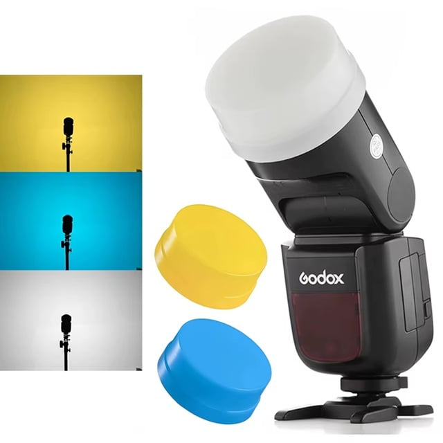 KIT 3 DIFUSORES PLÁSTICO AZUL BLANCO AMARILLO PARA FLASH V1 V1PRO V100 ...