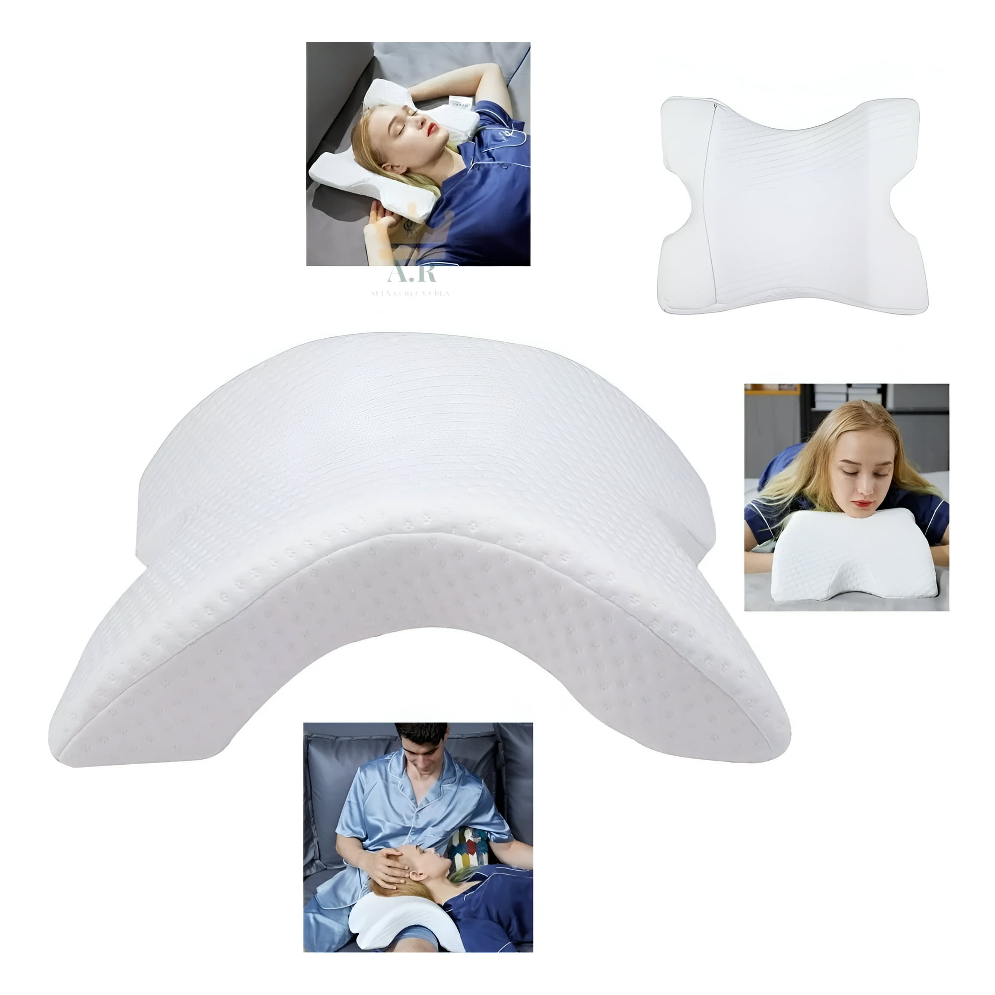Almohada Memory Brazo Ortopédica Cojin Curvo Cervical | Lider