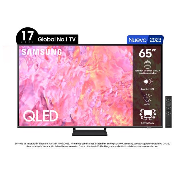 Televisor Qled 4K 65" Samsung Q65C 2023 Smart TV | Lider