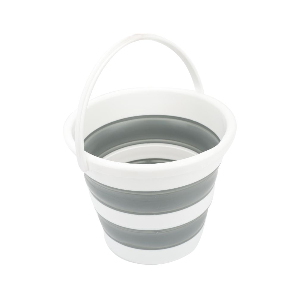 Cubeta Balde Plegable Portátil de Silicona 10L | Lider