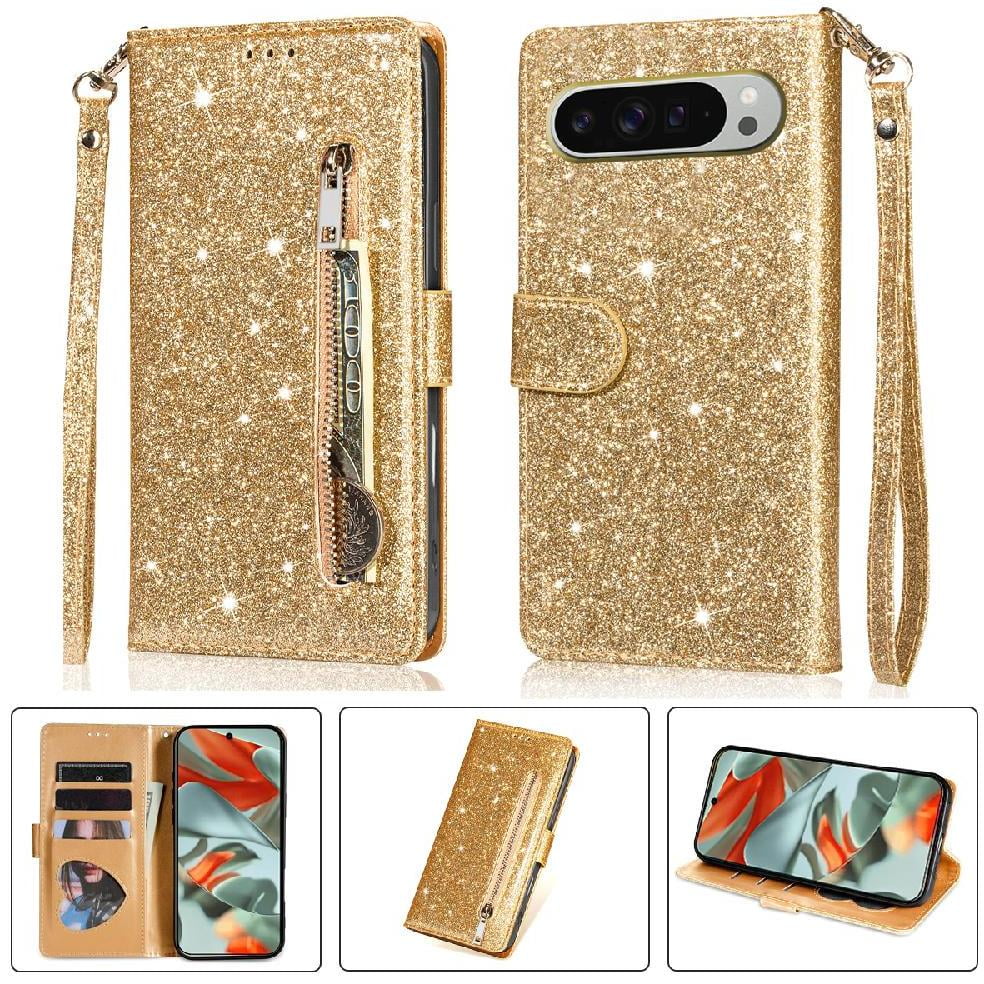 Funda para FOXDOCK Elegante funda Google Pixel 9 Pro XL Glitter con ...