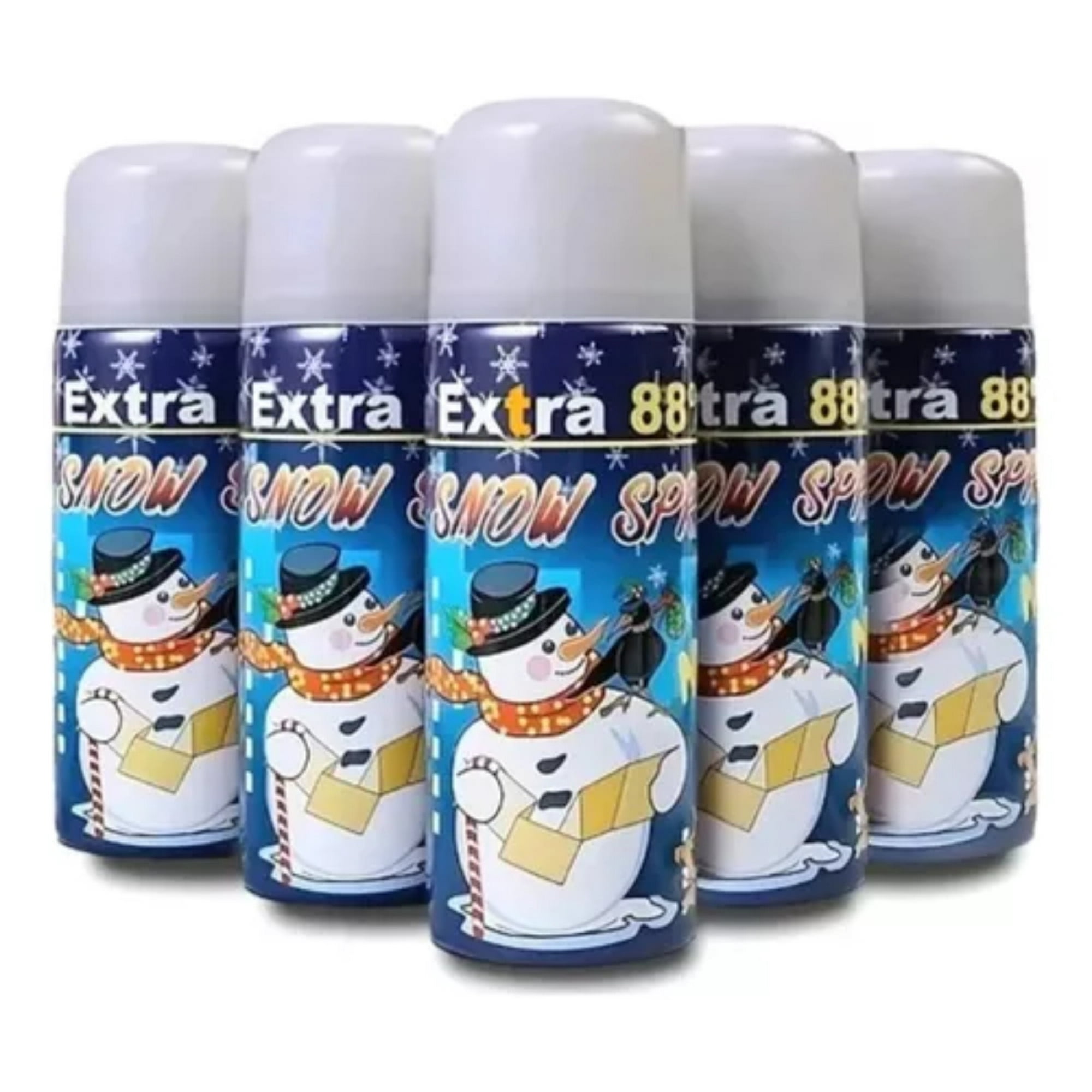 Set de 6 Spray De Nieve Artificial Lanza Espuma para Fiestas | Lider
