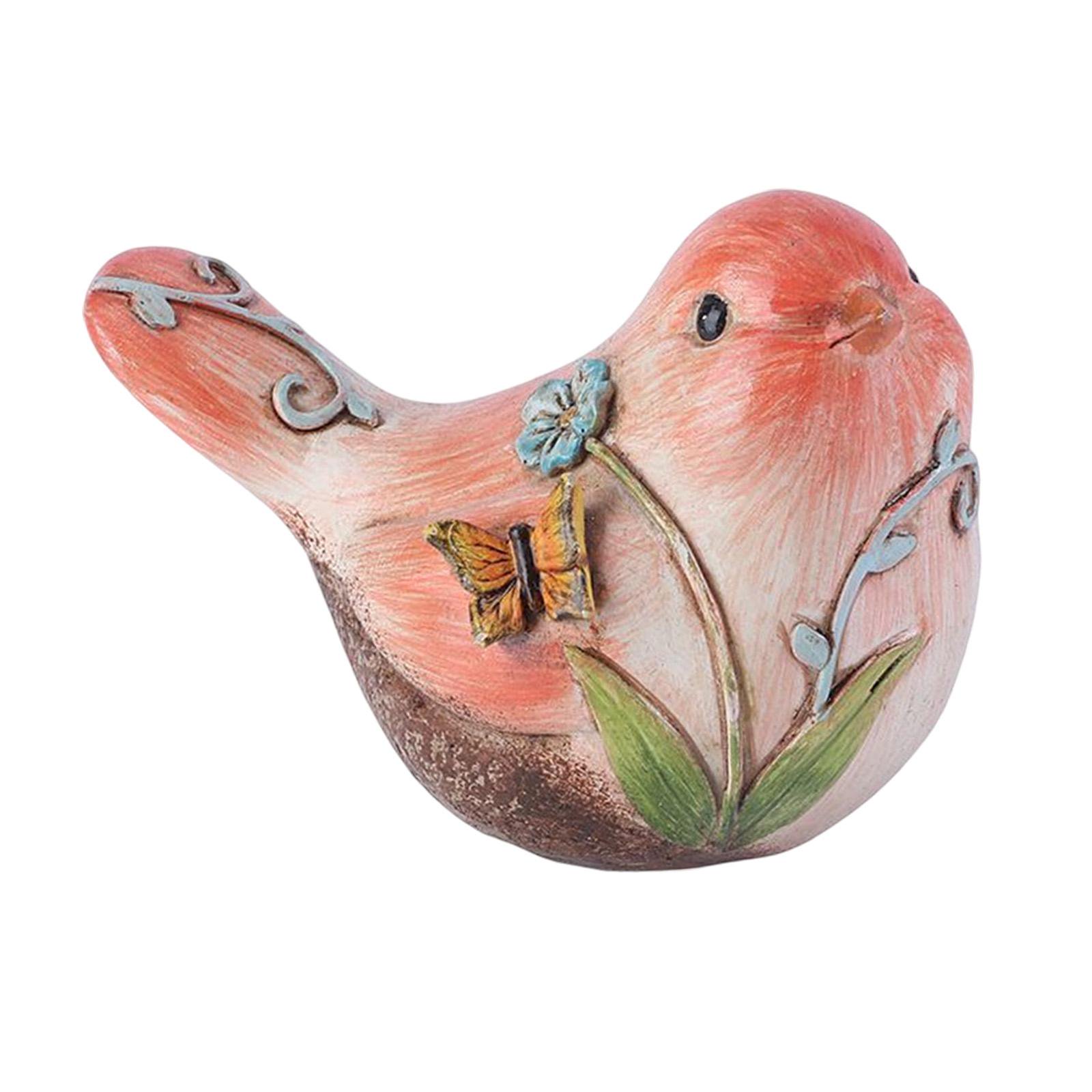 Mini Pájaro Lindo Estatua Decorativa Pequeña Escultura Animales Figuras ...