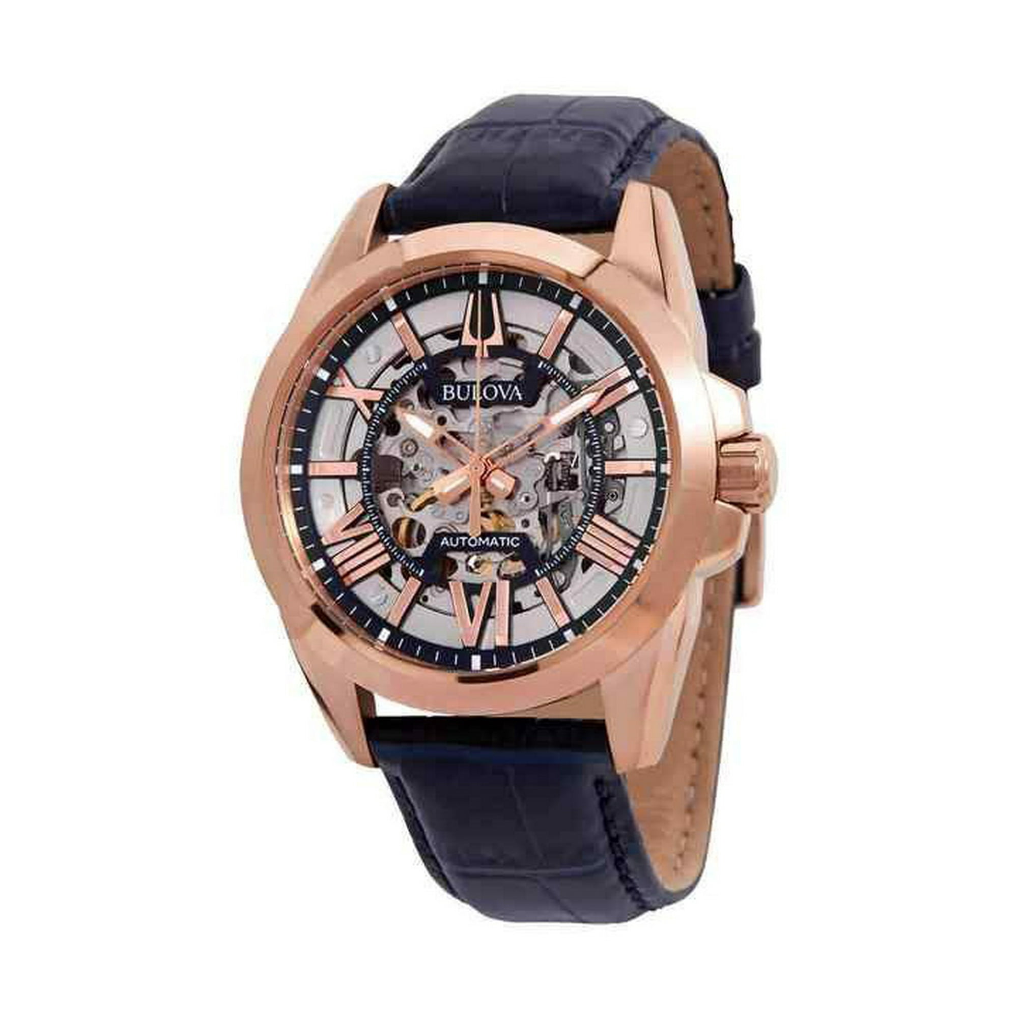 Reloj Bulova Sutton Automatic Skeleton Dial 97A161 100M Men's Watch | Lider