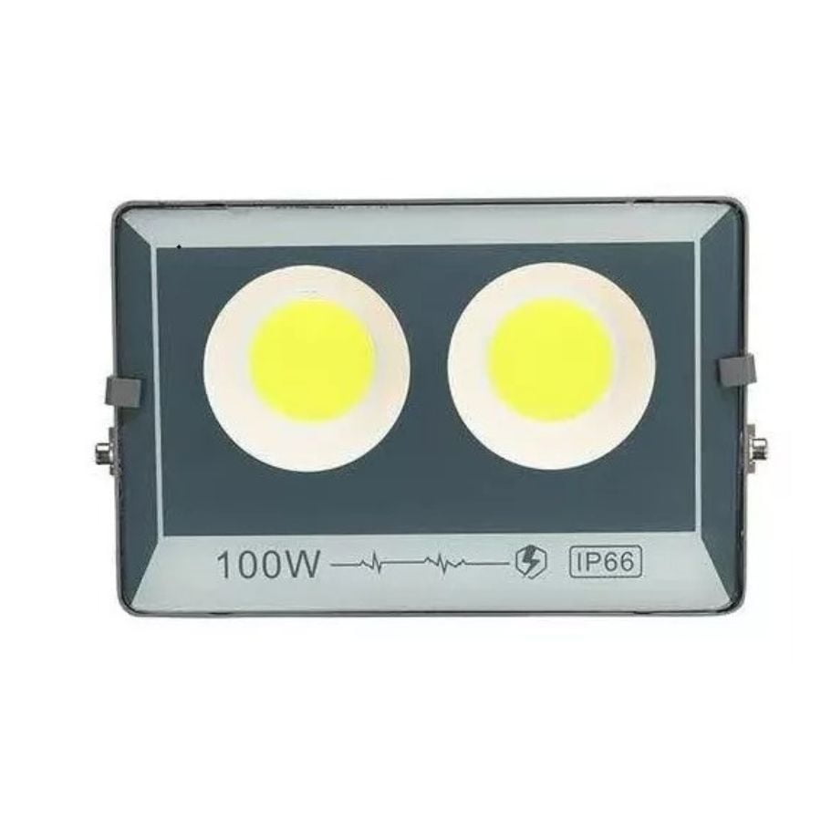 Foco Led 100w Plano Proyector Exterior Estadio Ip66 Base | Lider