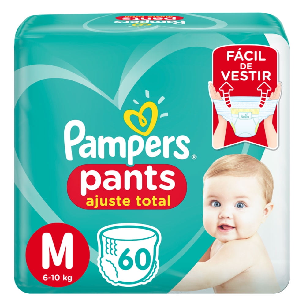 Pañales Desechables Pampers Pants Talla M 60 Unidades | Lider