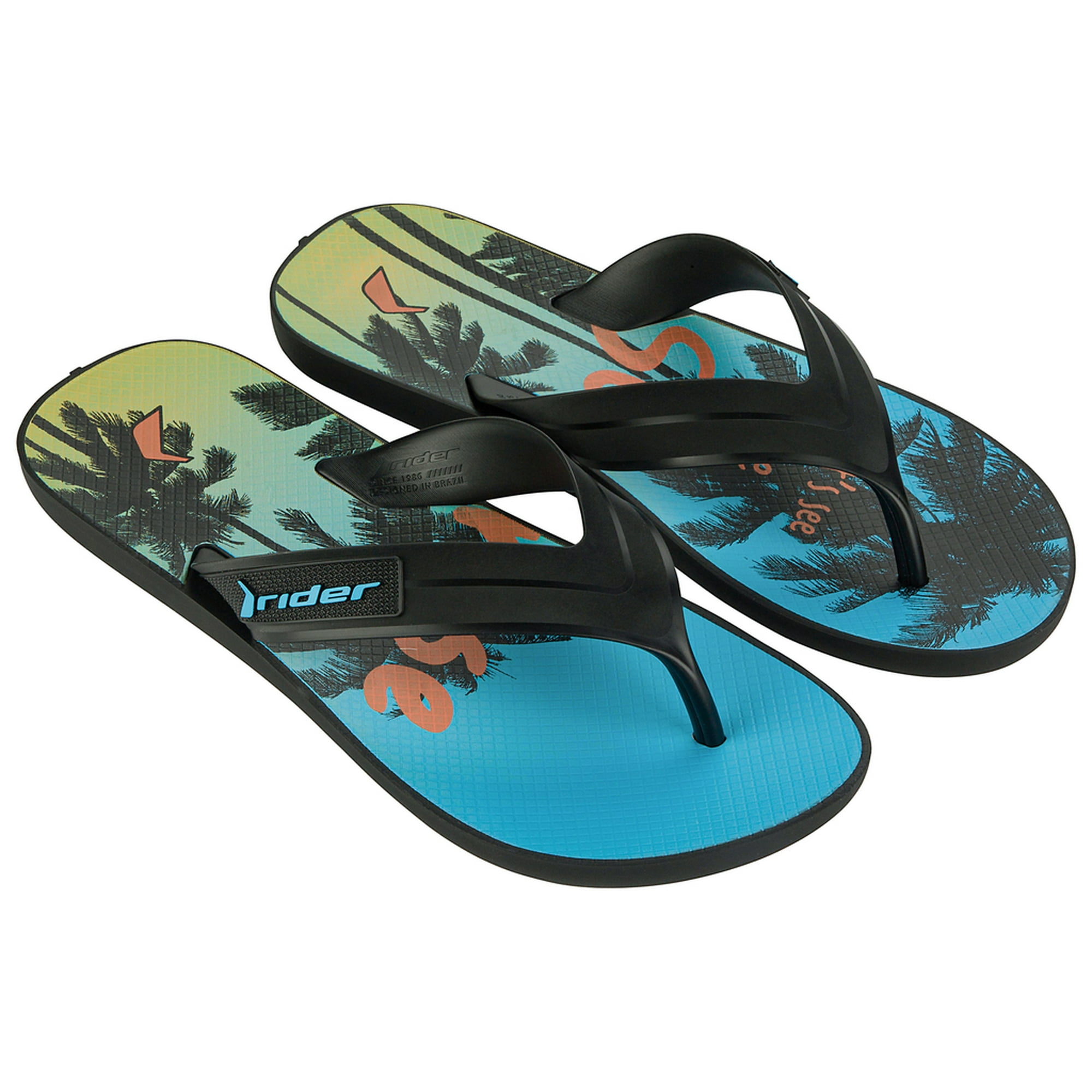 Sandalia Hombre Negro Strike Rider | Lider