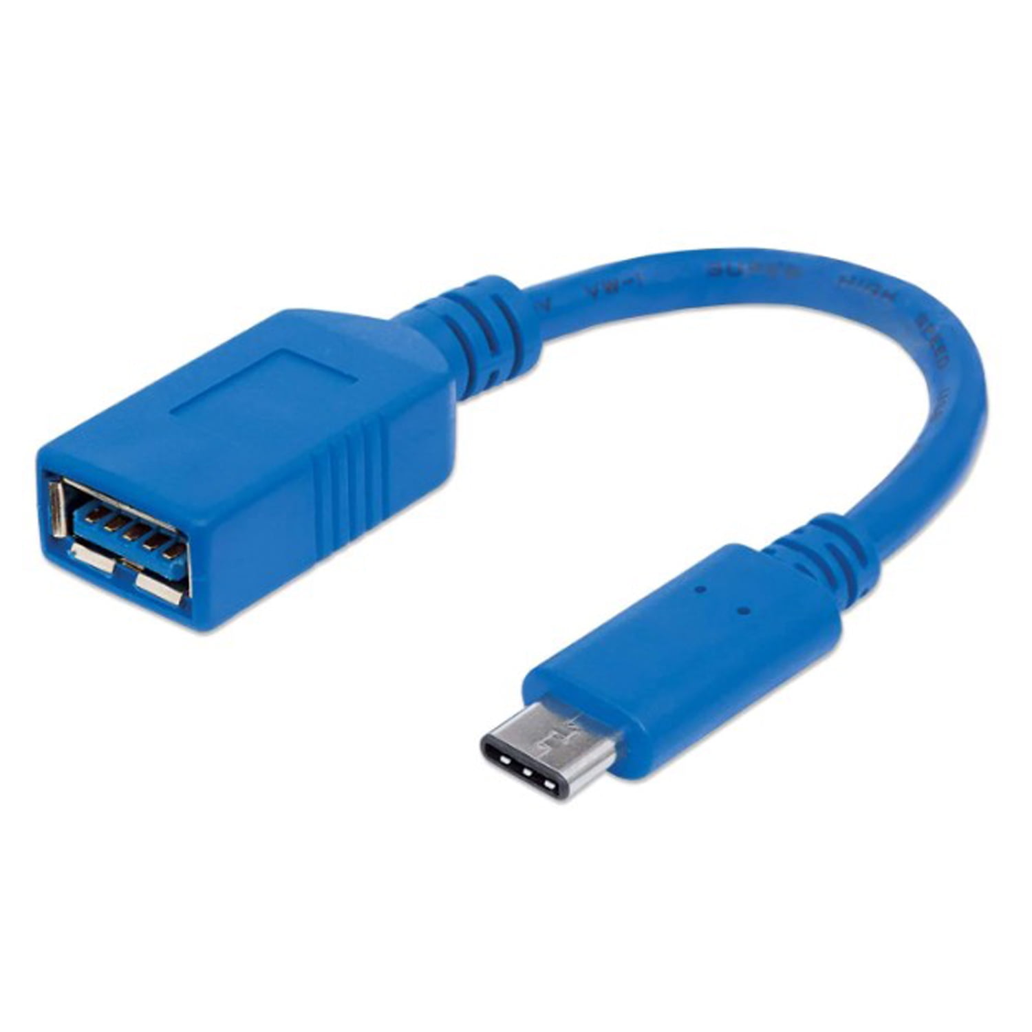 Cable OTG Tipo-C 3.1 Azul Manhattan 353540 - Crazygames | Lider