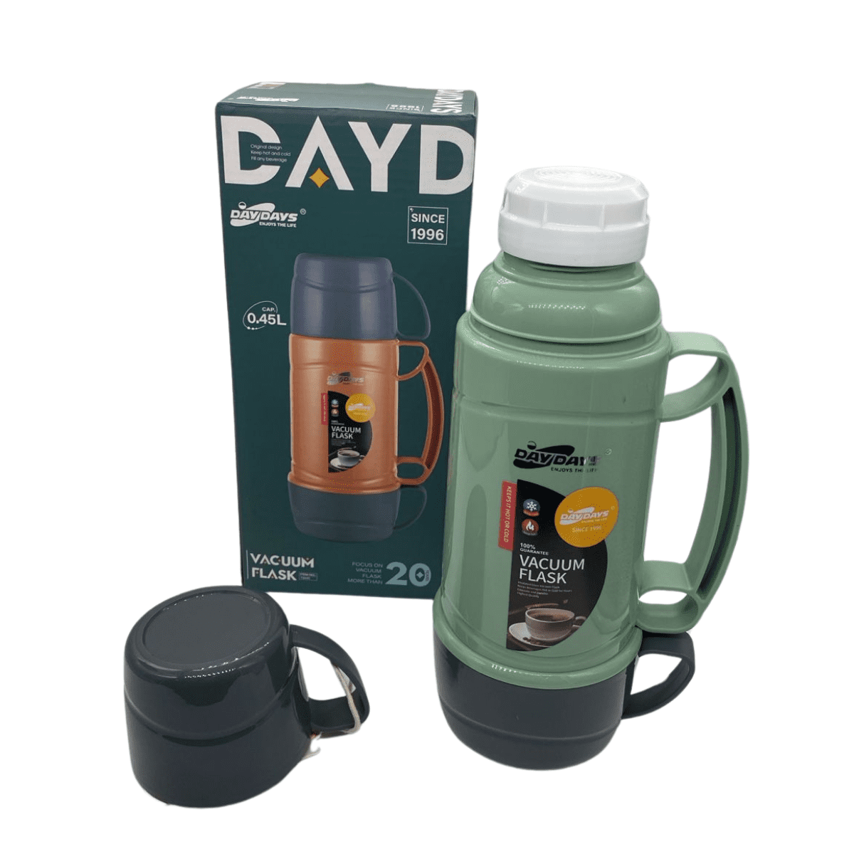 Set Termo Para Agua Caliente Termo Cafe 450 Ml + 2 Tazas | Lider