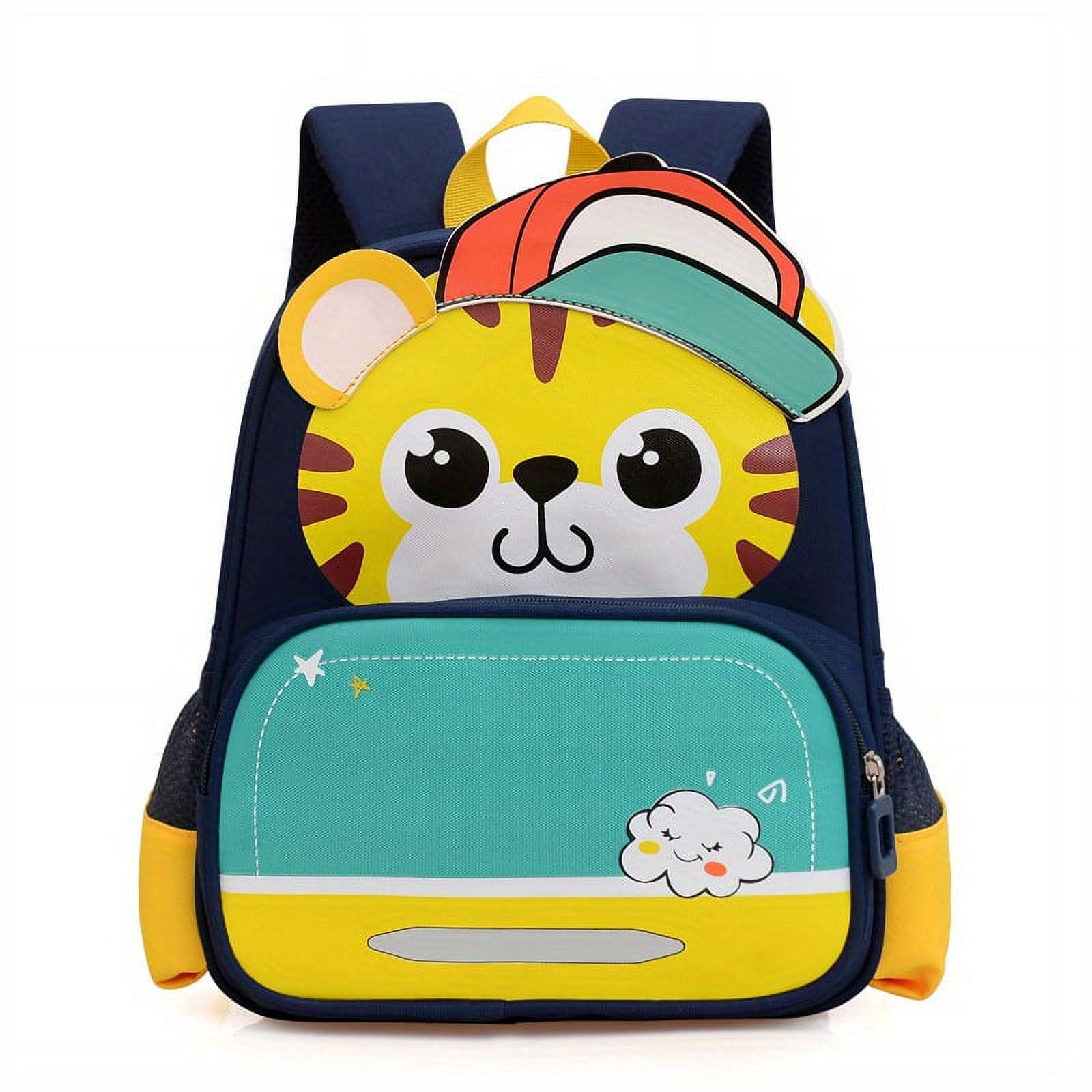 Cartoon Cute Little Rabbit Tiger Backpack For Boys Girls Large Capacity ...