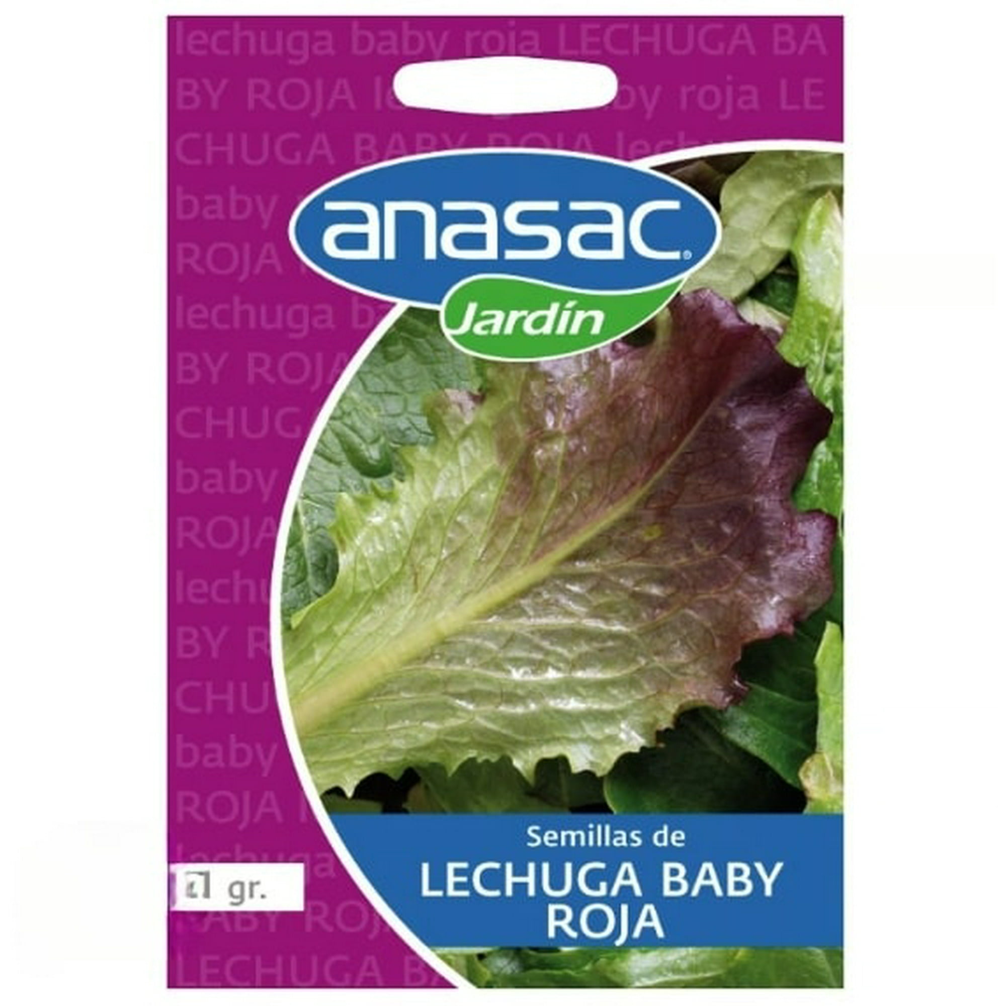 Semilla Lechuga Baby Roja 1 Gr Anasac. | Lider