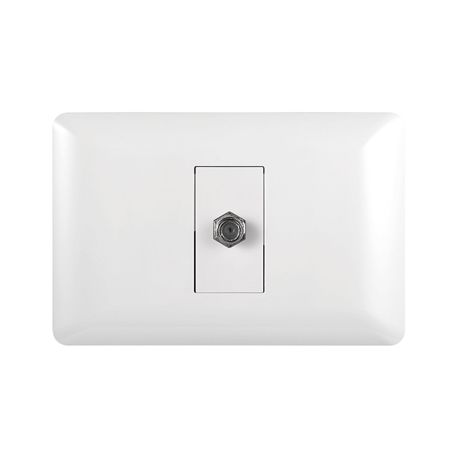 Toma Coaxial RG6 TV Blanco | Lider