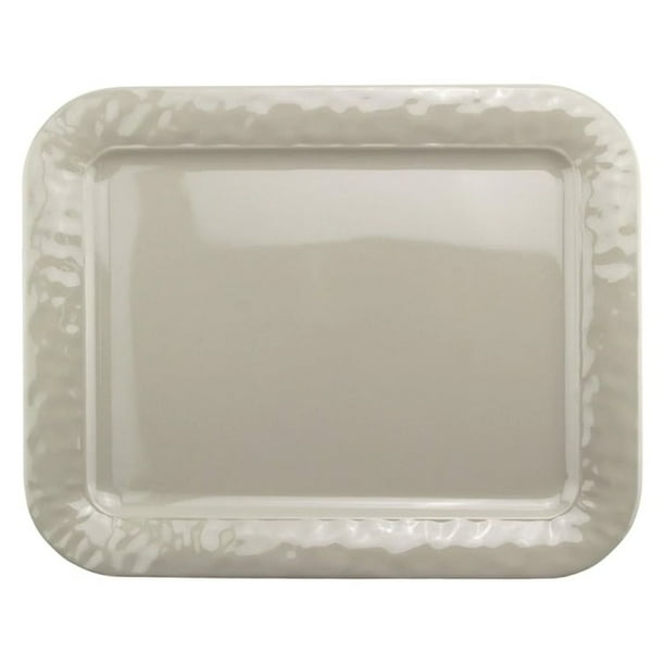 Bandeja Melamina 38Cm Provenzal Taupe | Lider