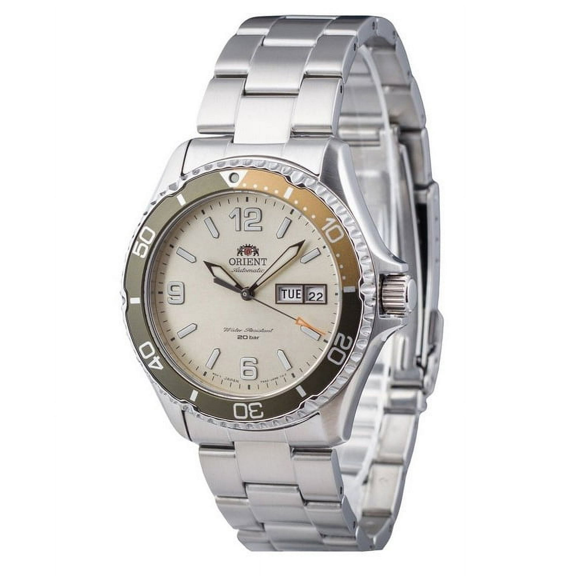 Reloj Orient Mako-3 Automático de Buceo Estilo Esfera Plateada para ...