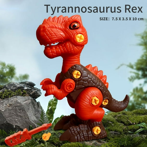 Children's DIY Assembled Dinosaur Educational Toys Manual Disassembly Simulation Model Early ...
