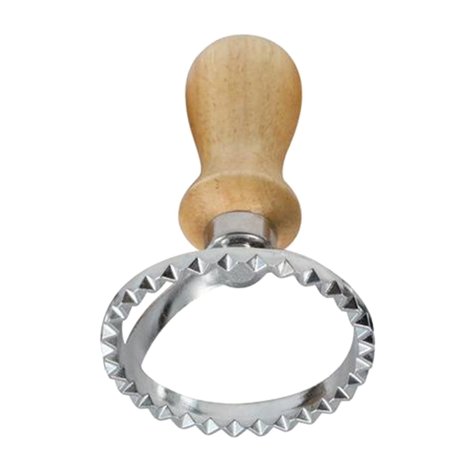 Acero Ravioli Stamp Maker Cutter Pasta Maker Molde Y Mango De Madera ...