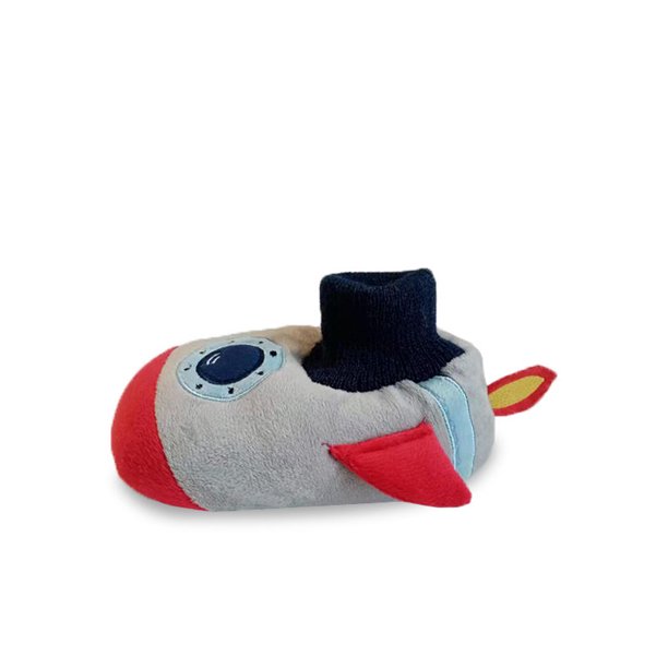 Pantufla Básica Niño Nave Gris Talla 24 | Lider