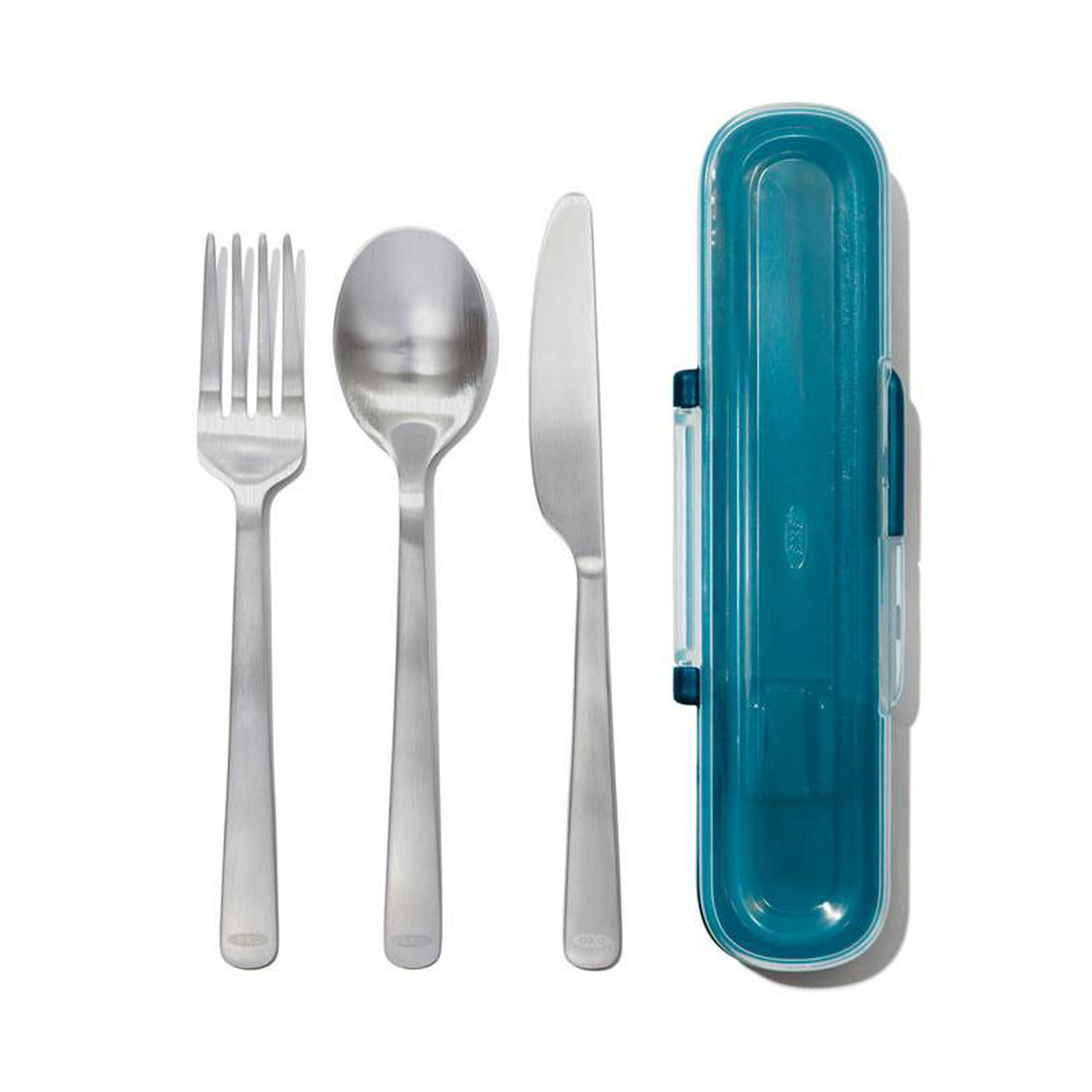 Set Cubiertos Portátiles Acero Inoxidable | Lider