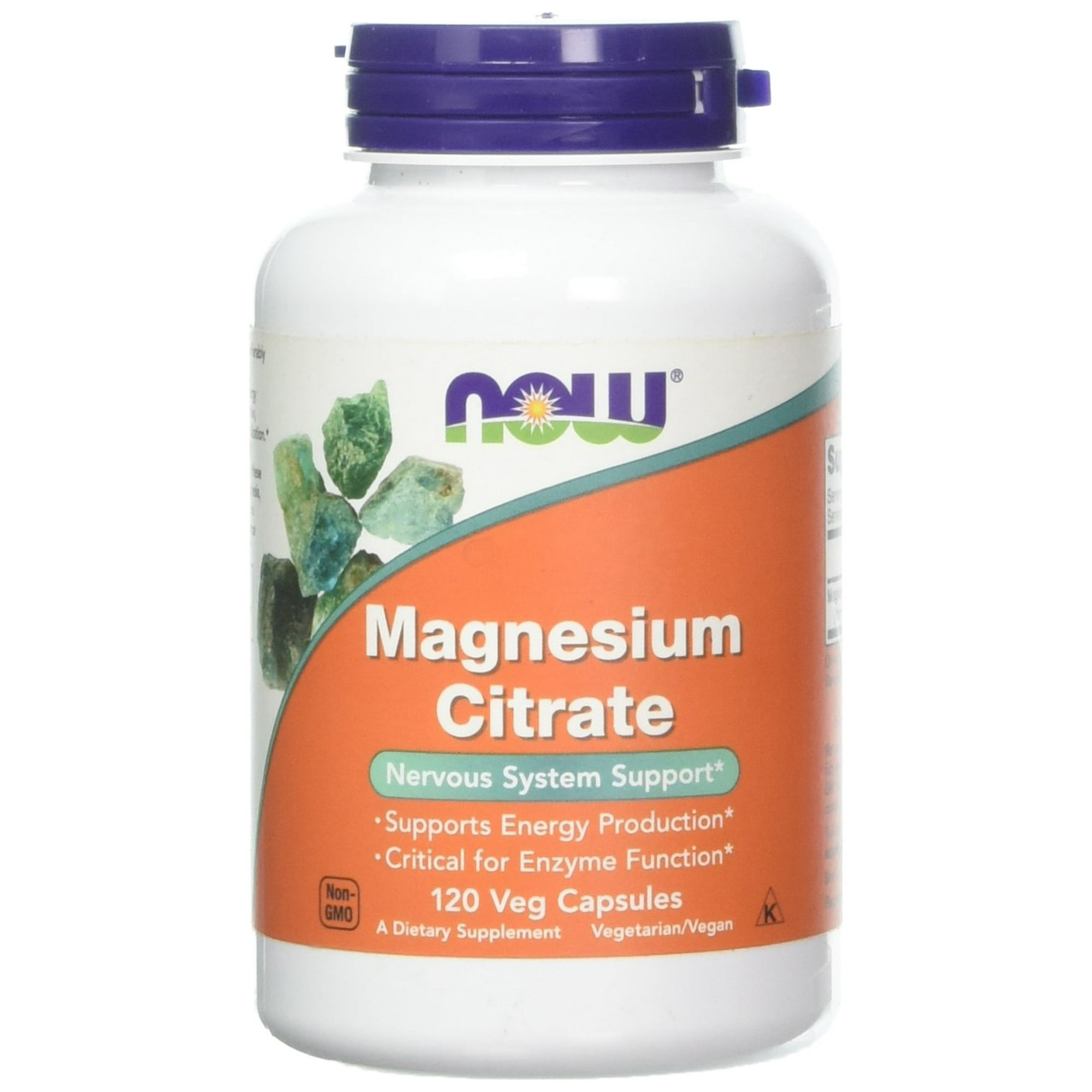 Citrato de magnesio Supplement NOW Foods 120 Vcaps (paquete de 2) | Lider