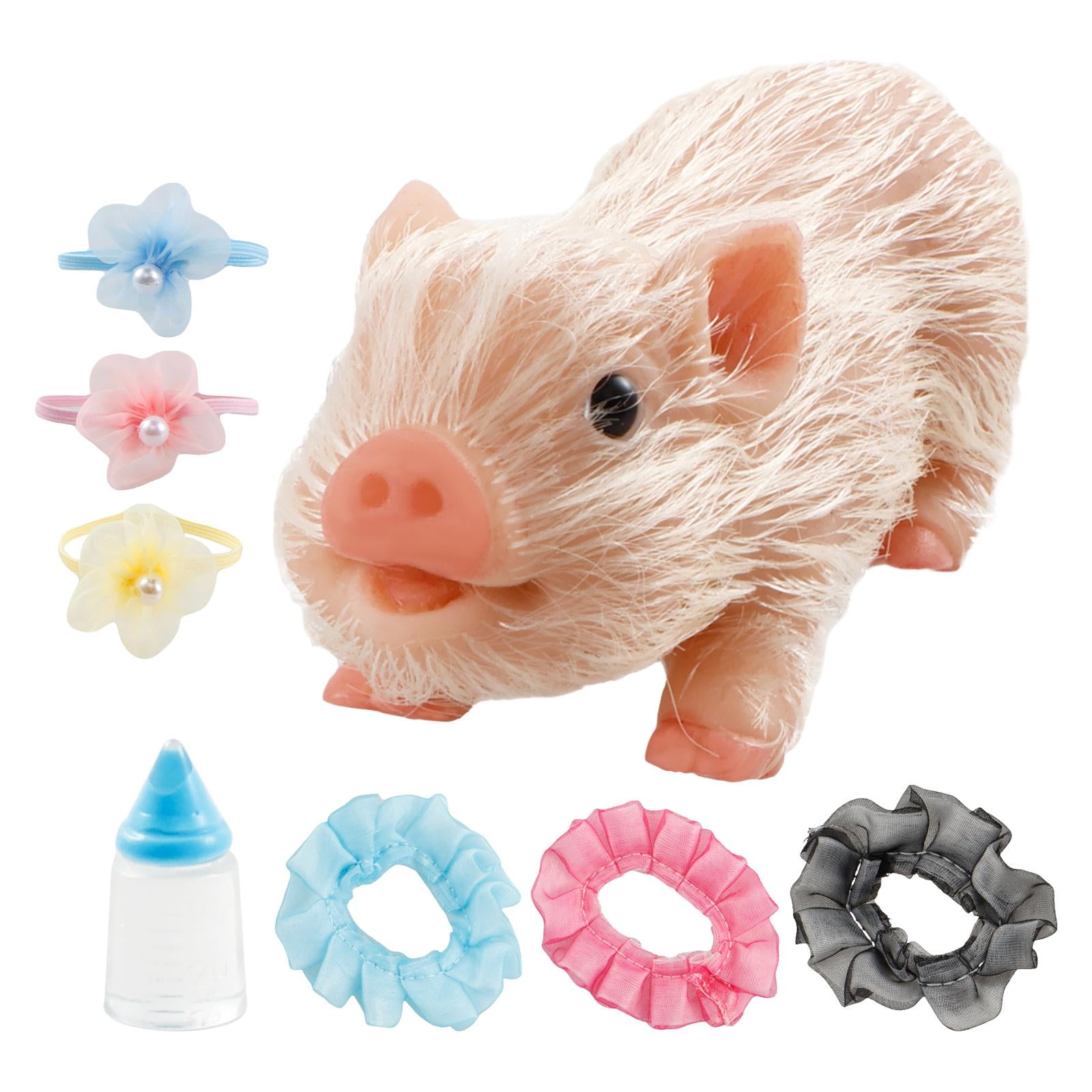 Mini Cerdito De Juguete Con Accesorios, Lindo Muñeco De Cerdo Animal ...