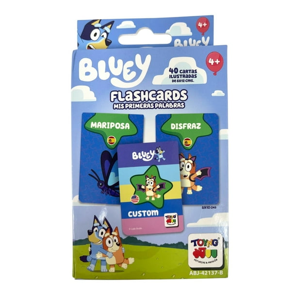 Juego Educativo Flash Cards Mis Primeras Palabras - Bluey | Lider