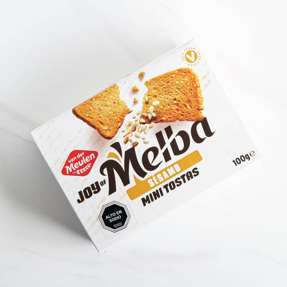 Mini Tostadas melba Sesamo 100 gr Van der Meulen | Lider