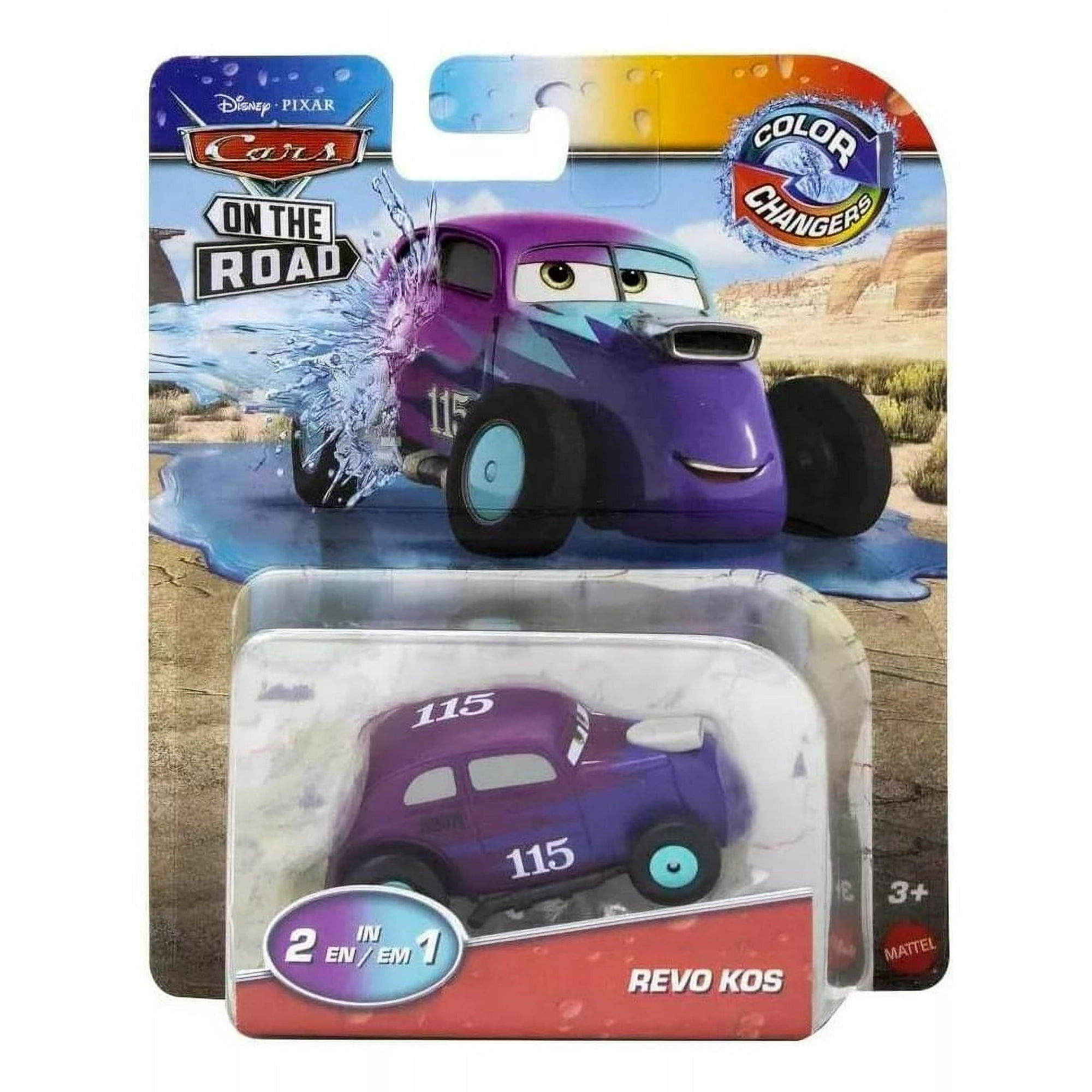 Cars Vehículo Color Changers 2 En 1 - Revo Kos | Lider