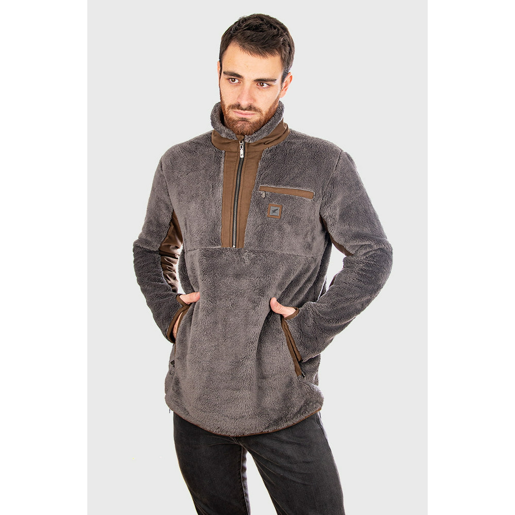 Polerón Shaggy Lander Gris Hombre Falcone | Lider